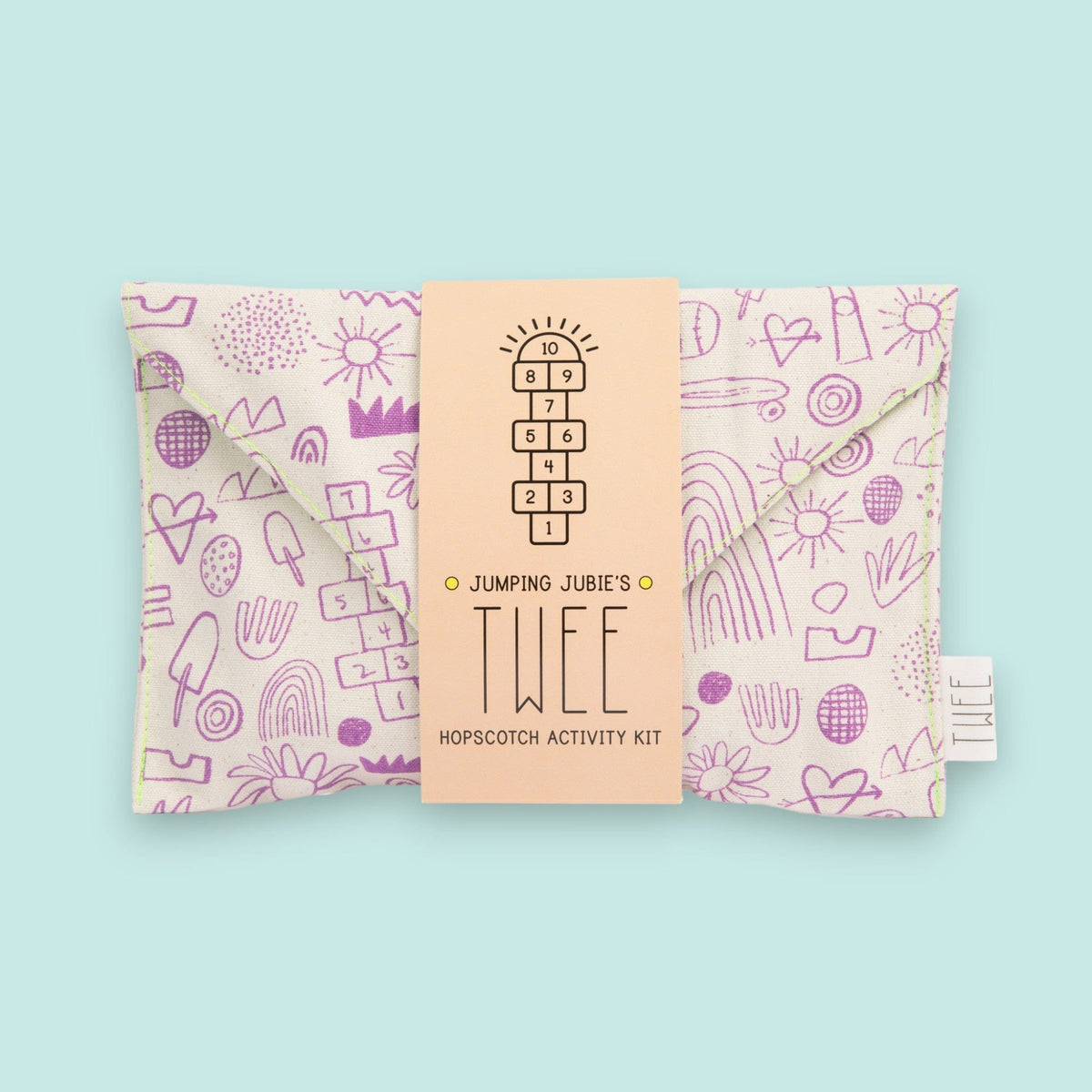 JUMPING JUBIE'S HOPSCOTCH ACTIVITY KIT | PURPLE – TWEE