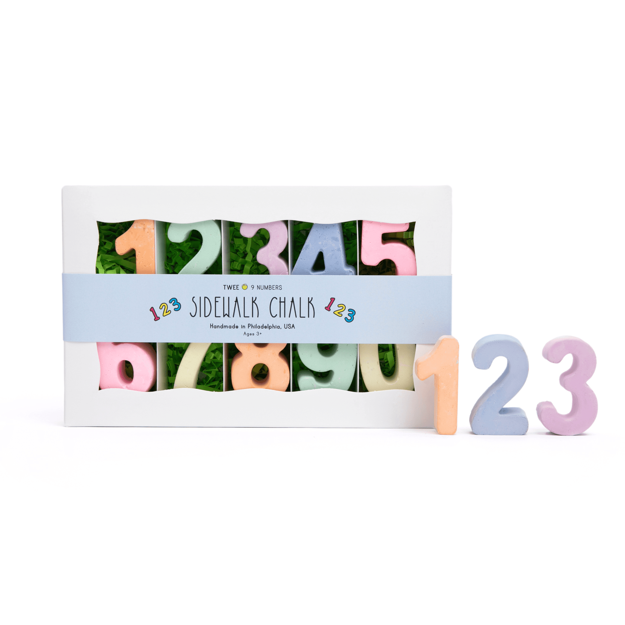 NUMBERS | HANDMADE SIDEWALK CHALK – TWEE