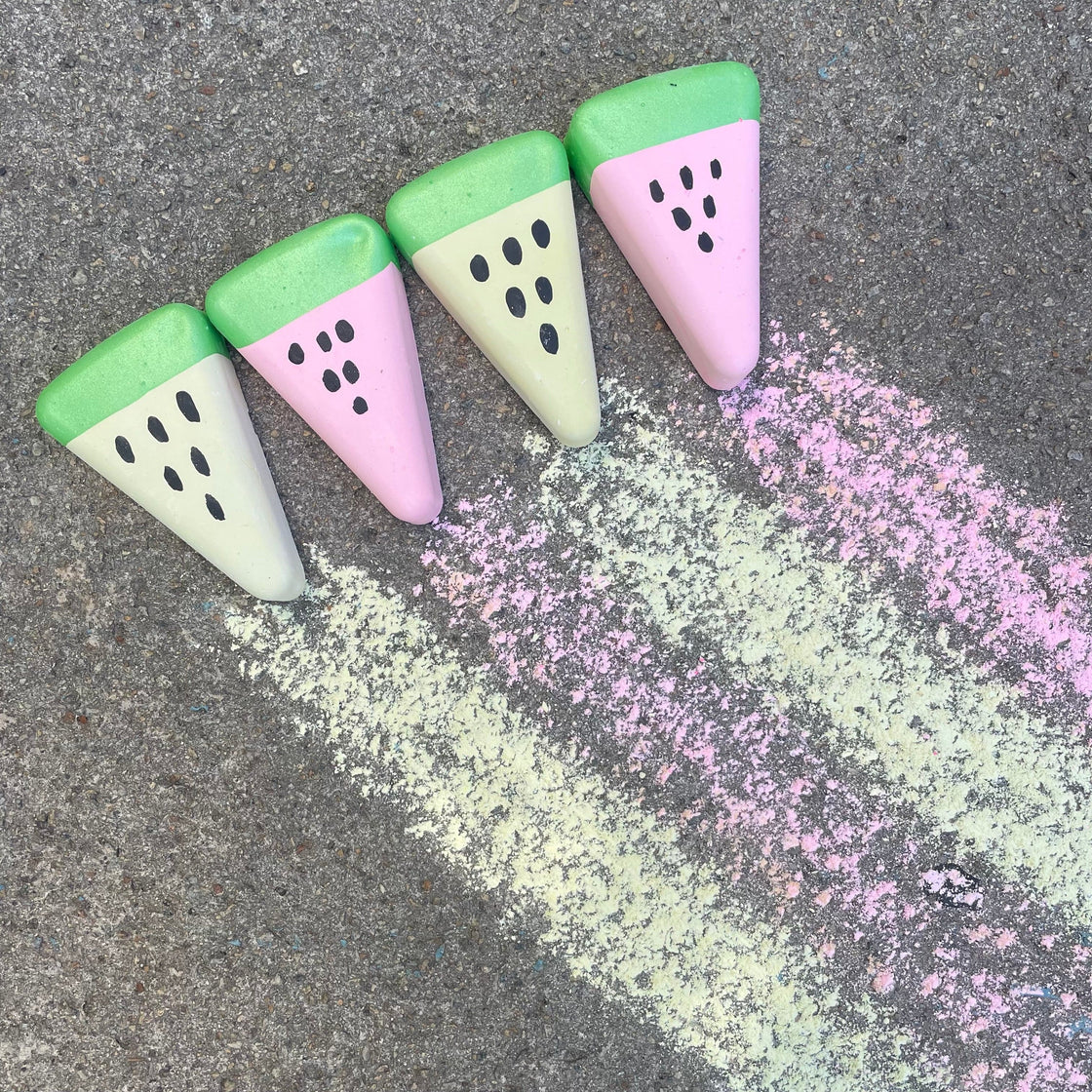 WHITNEY'S WATERMELON SLICES HANDMADE SIDEWALK CHALK – TWEE